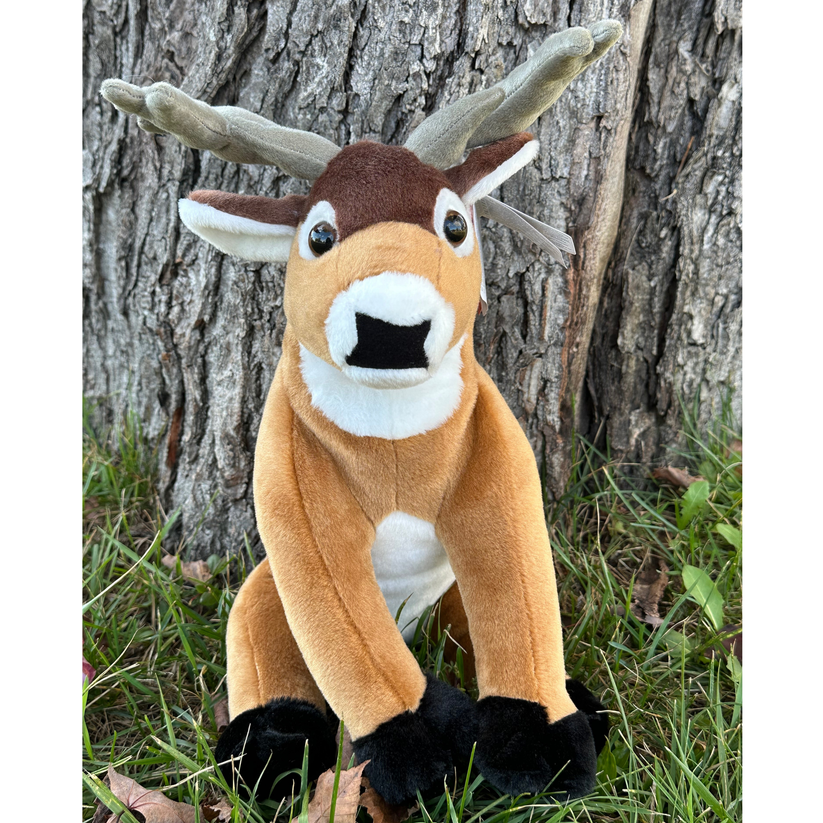 Pine River Buck Mascot Plush 12 inch Stuffed Animal – Cadillac Lake Lures