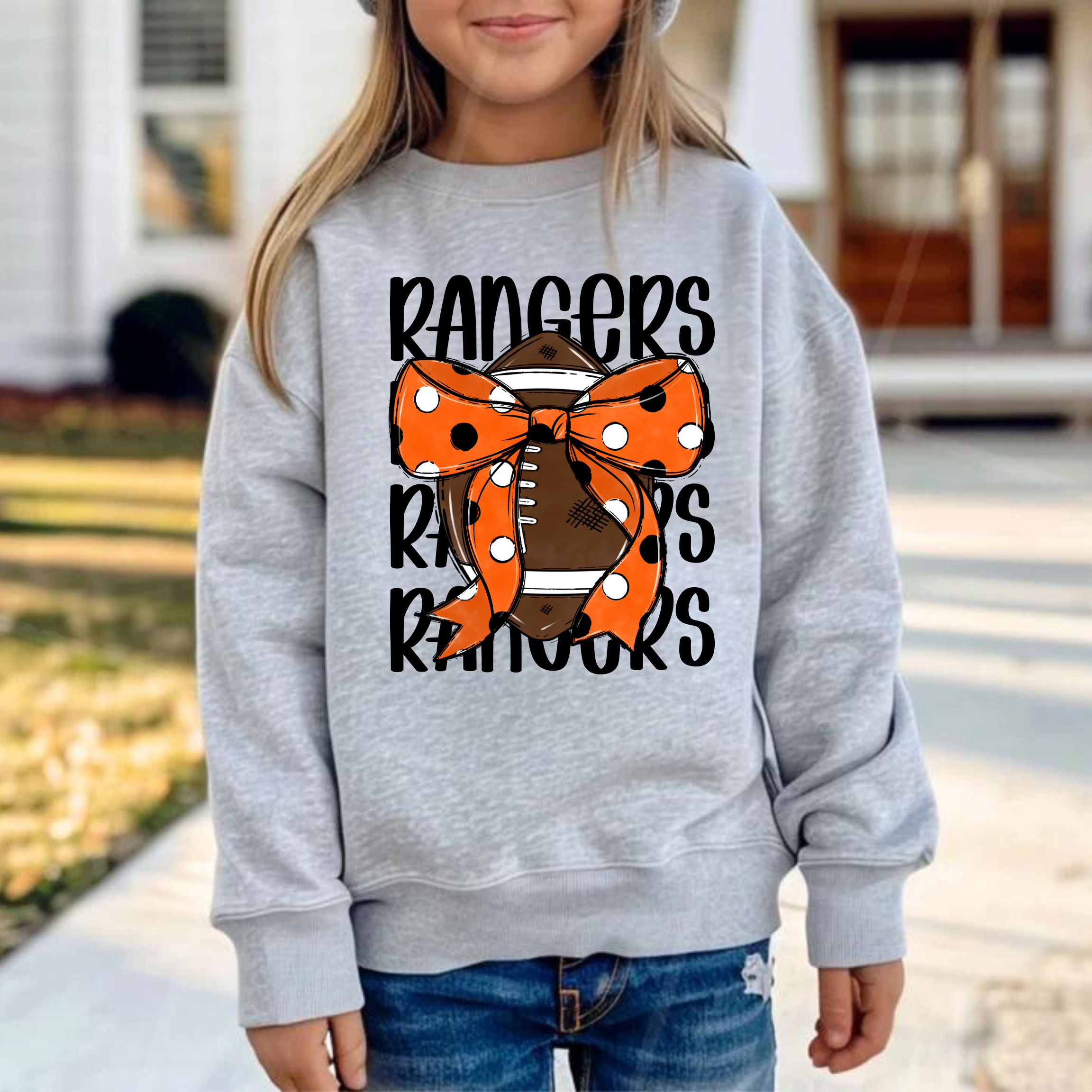 Manton Rangers Football YOUTH Crewneck Sweatshirt – Cadillac Lake Lures