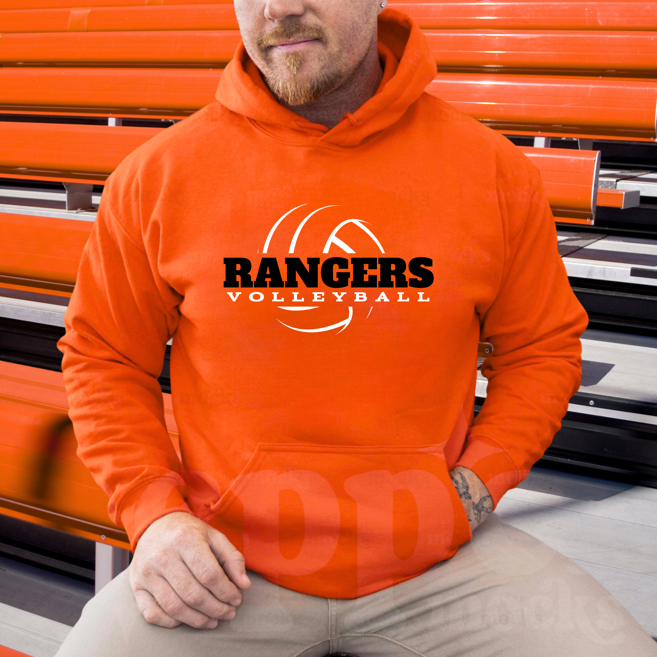 Manton Rangers Volleyball ADULT Hoodie – Cadillac Lake Lures