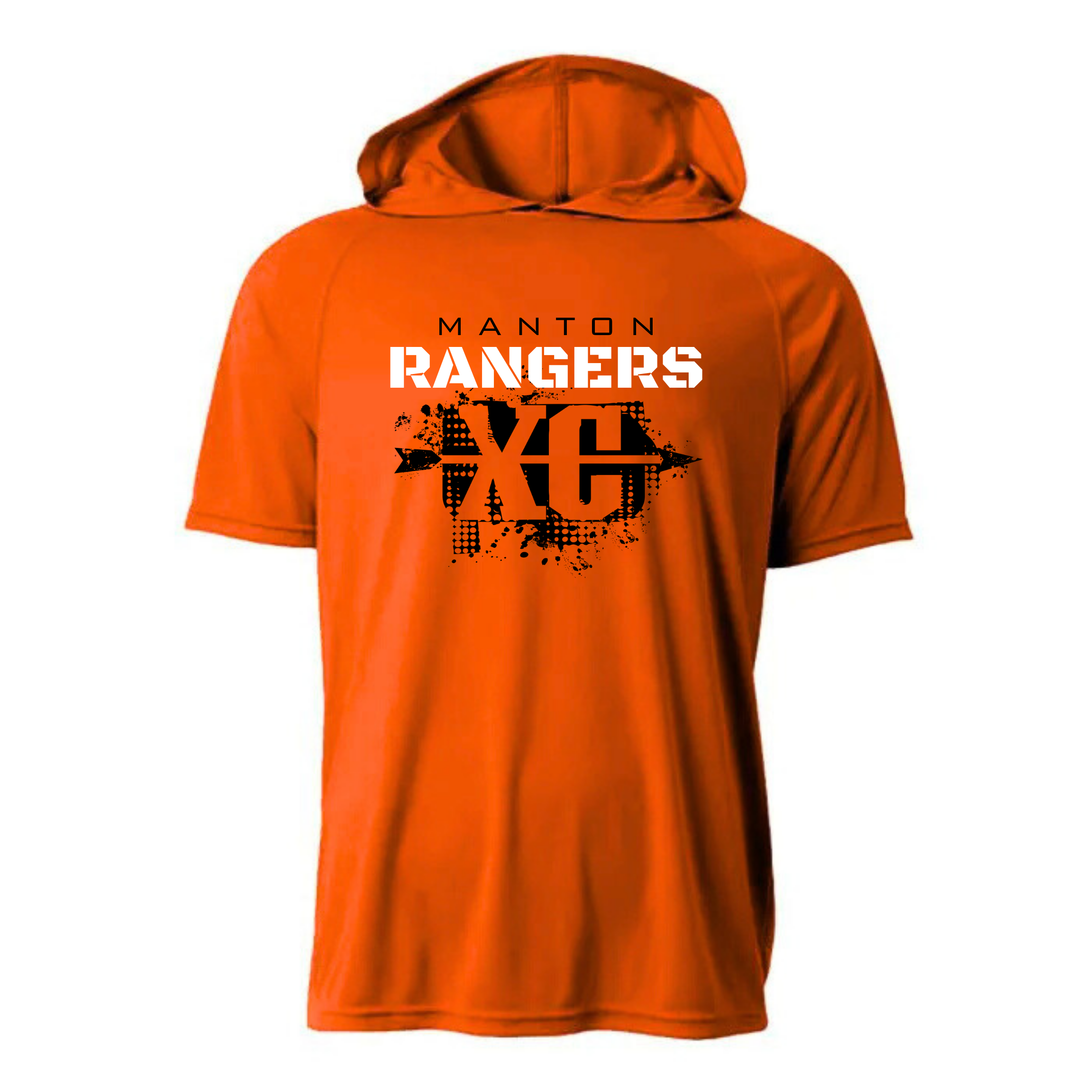Manton Rangers Cross Country DRI-FIT Cooling Performance Hooded T-Shir ...