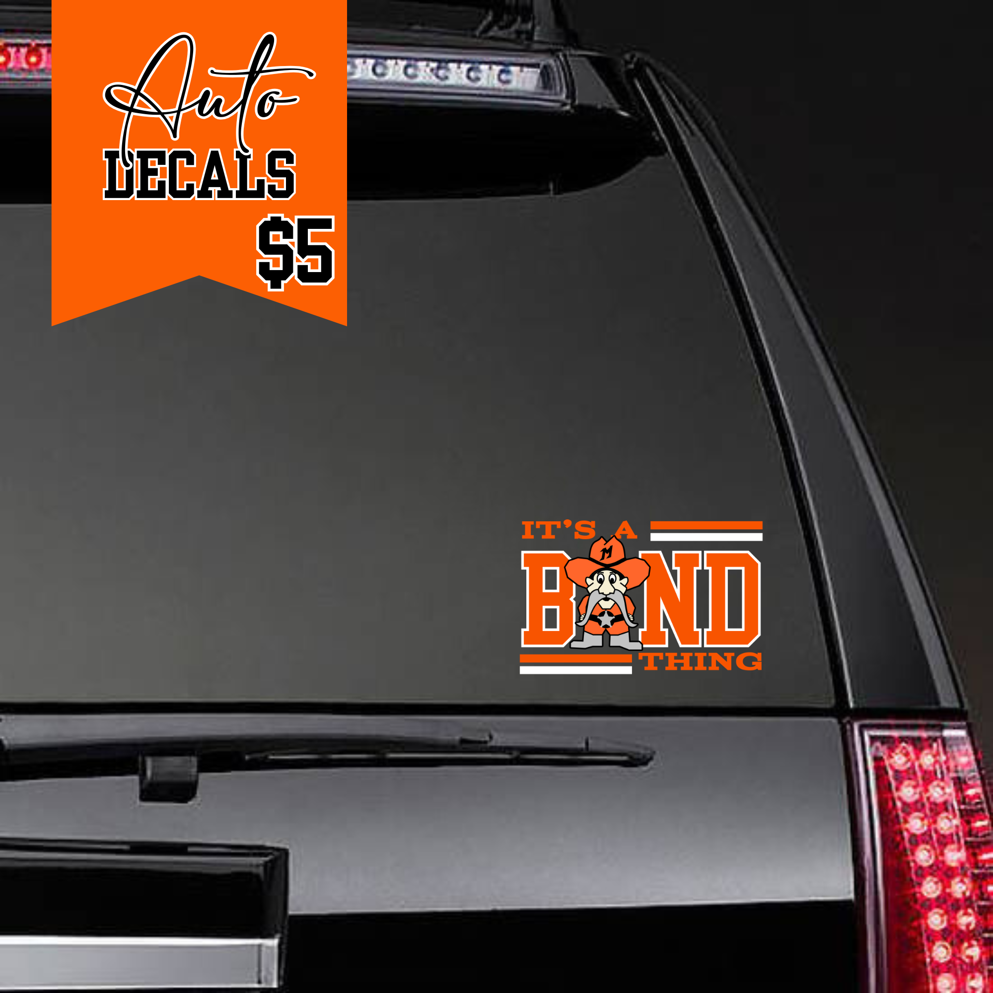 Manton Rangers Marching Band Auto Decal – Cadillac Lake Lures